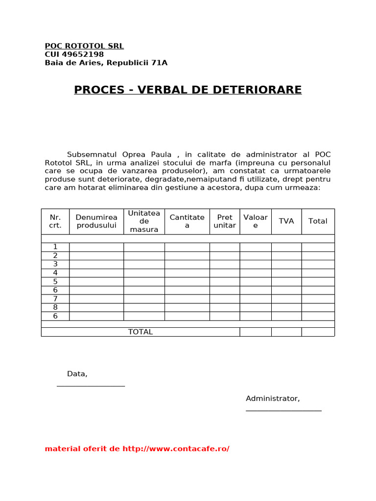 PV Deteriorare | PDF