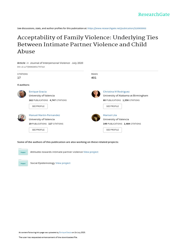 IPV & Abuse - Paper | PDF