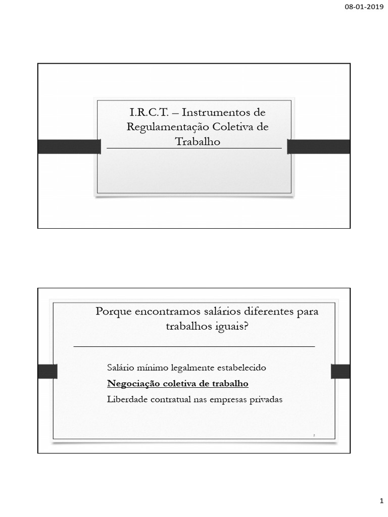 Aula 11 - 12 - 13 - IRCT | PDF
