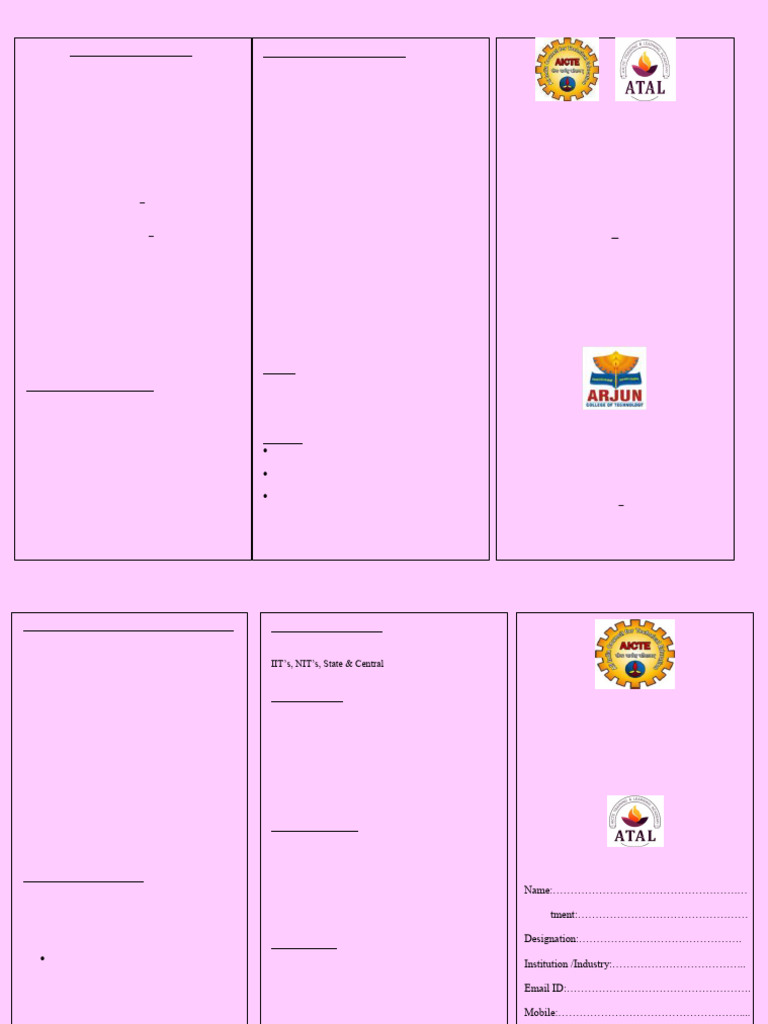 Atal Brochure - Act | PDF