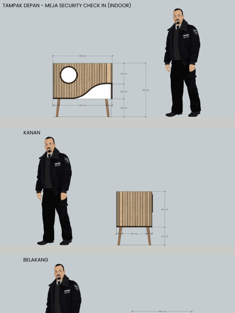 Design Meja Security Check in - PDF-1 | PDF