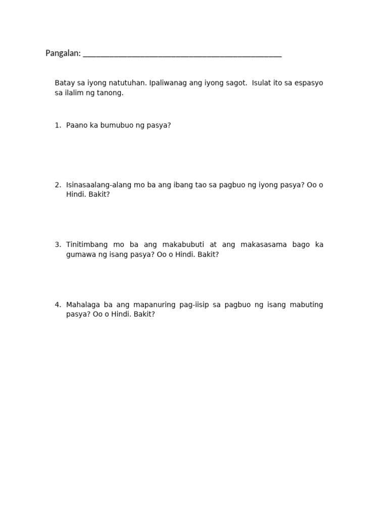 ESP 6 Exam 1 | PDF