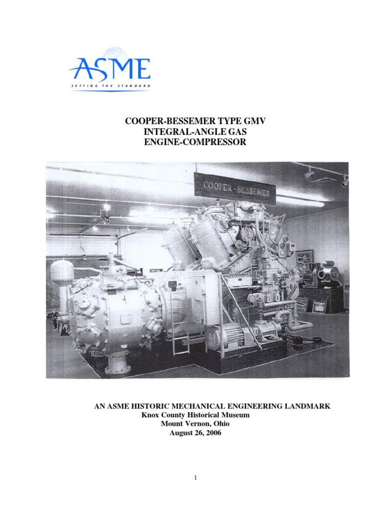 Cooper Bessemer Brochure | PDF | Internal Combustion Engine | Turbocharger