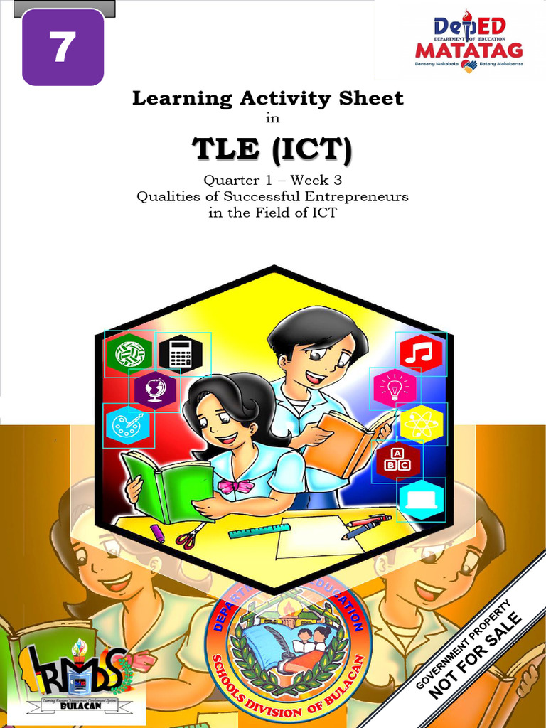 TLE ICT GRADE7 WEEK3 Qualities of Successful Entrepreneurs in The Field ... TLE ICT GRADE7 WEEK3 Qualities of Successful Entrepreneurs in The Field ...