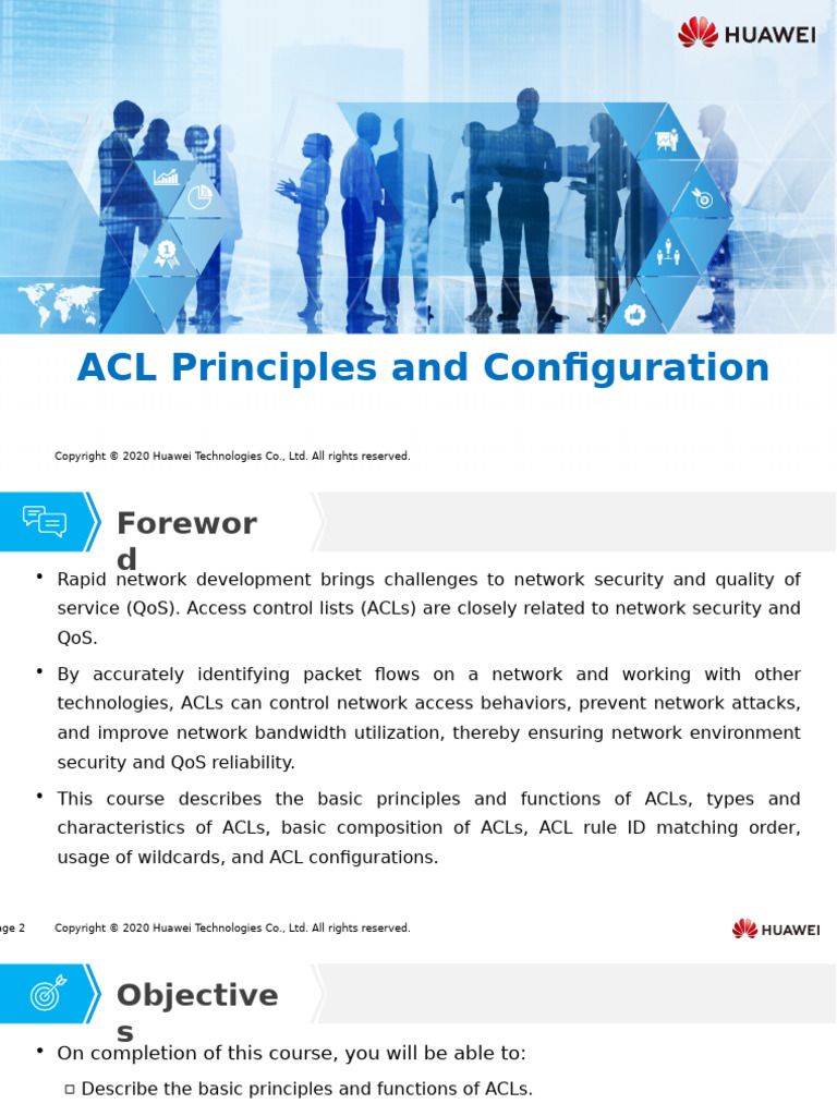 12 ACL Principles and Configuration | PDF