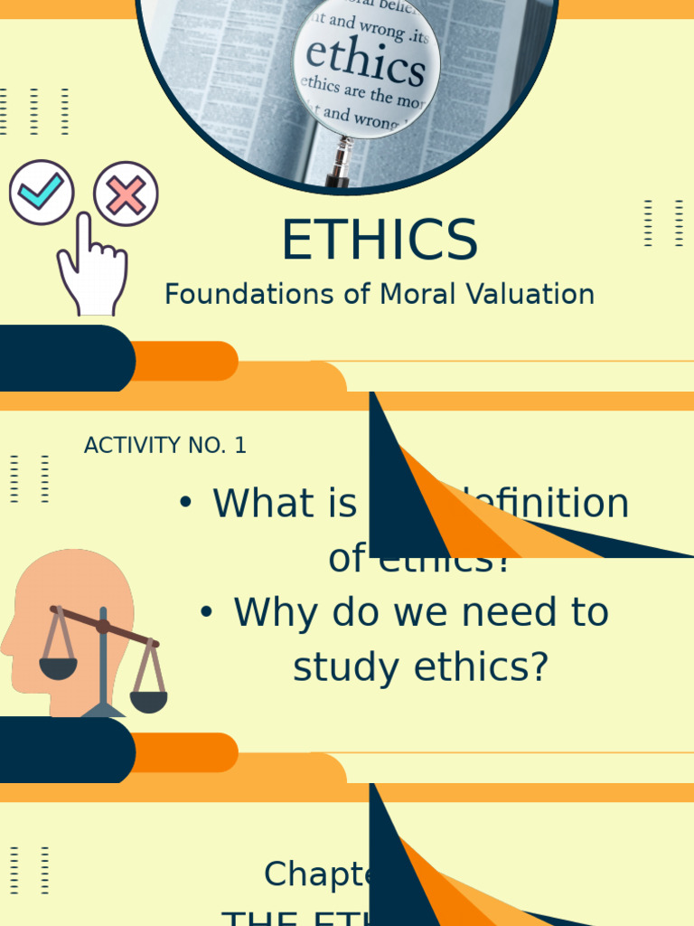 Lesson 1 Ethics | PDF