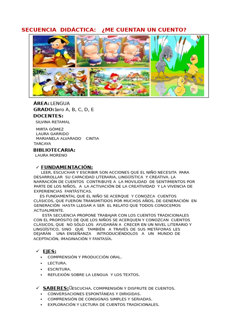 Cuentos Tradicionales | PDF