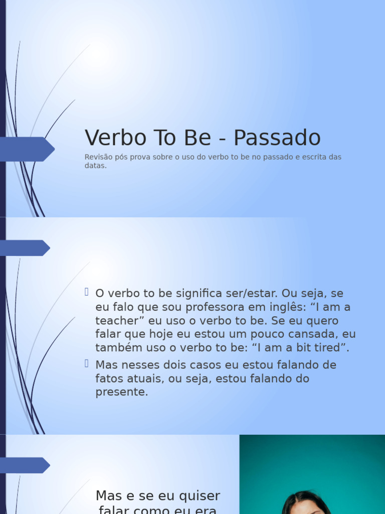 Verbo To Be - Passado | PDF