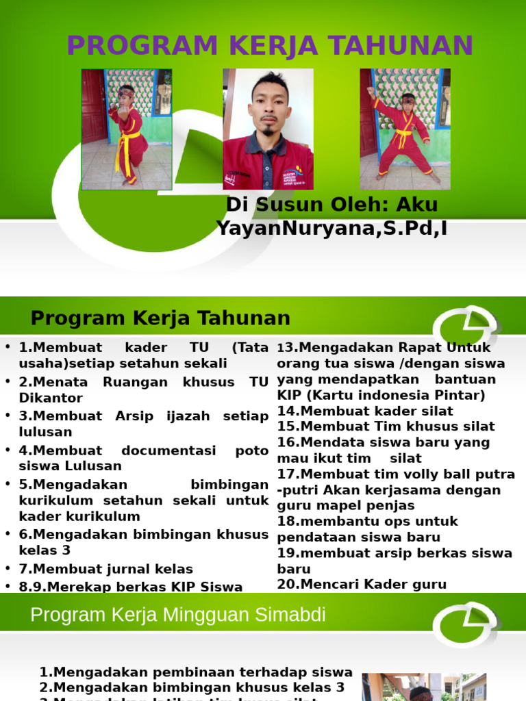 Program Kerja Yayan | PDF