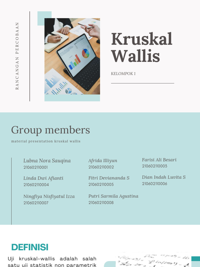 KRUSKAL WALLIS - Compressed | PDF