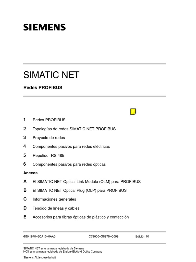 Simatic Net | PDF | Red de computadoras | Telecomunicaciones