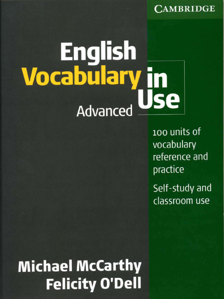 English Vocabulary in Use - Advanced Cambridge | PDF