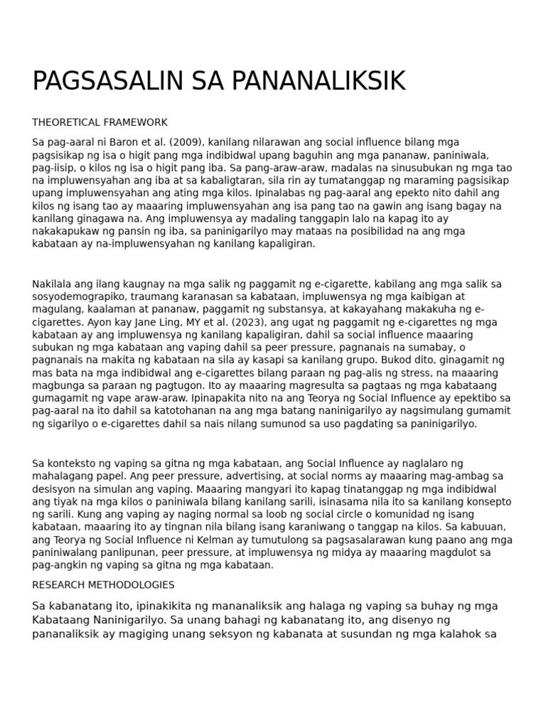 Pagsasalin Sa Pananaliksik | PDF