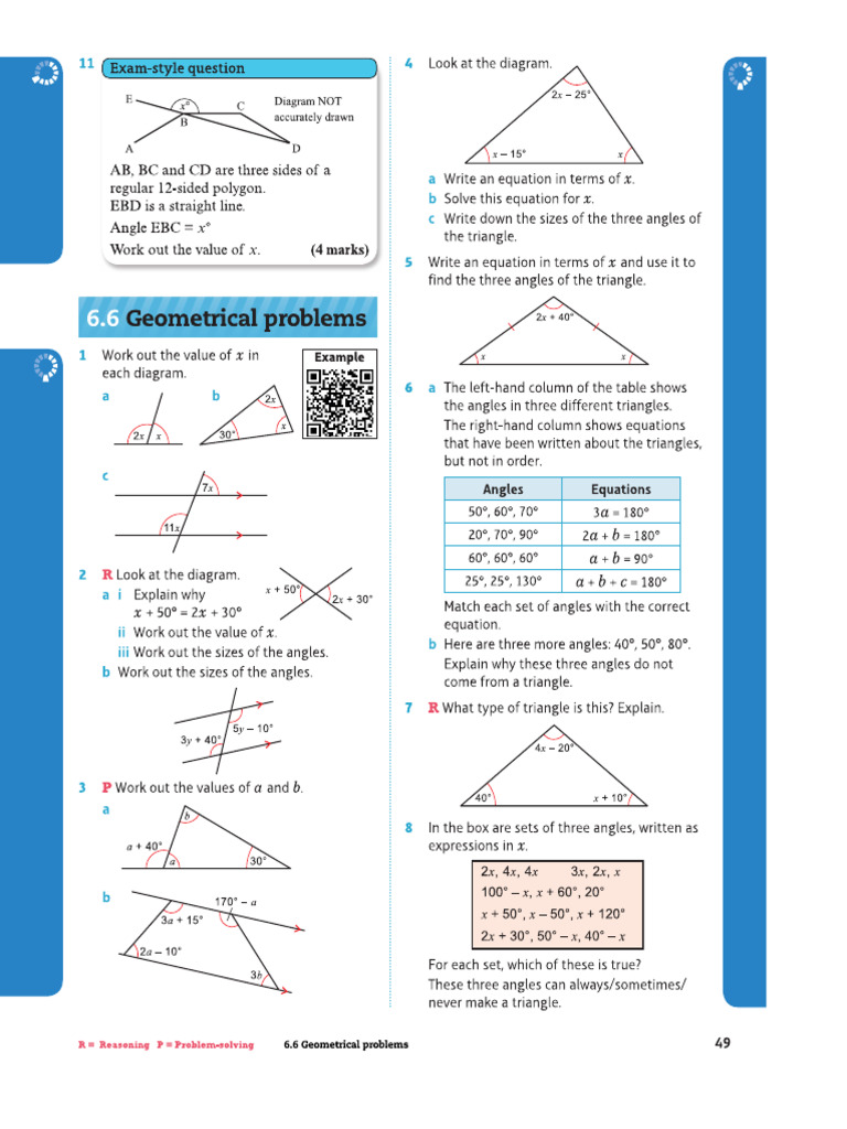 Elementary Geomtery Test 1 | PDF