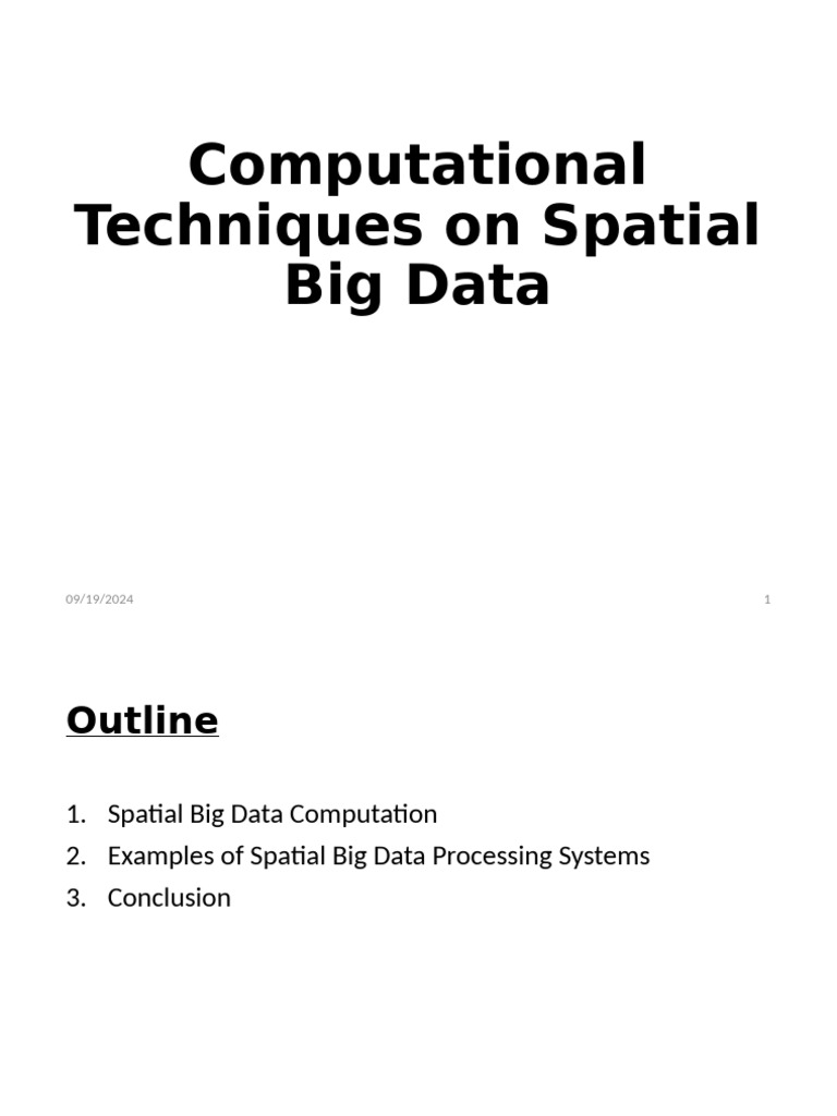 Spatial Big Data Platform | PDF