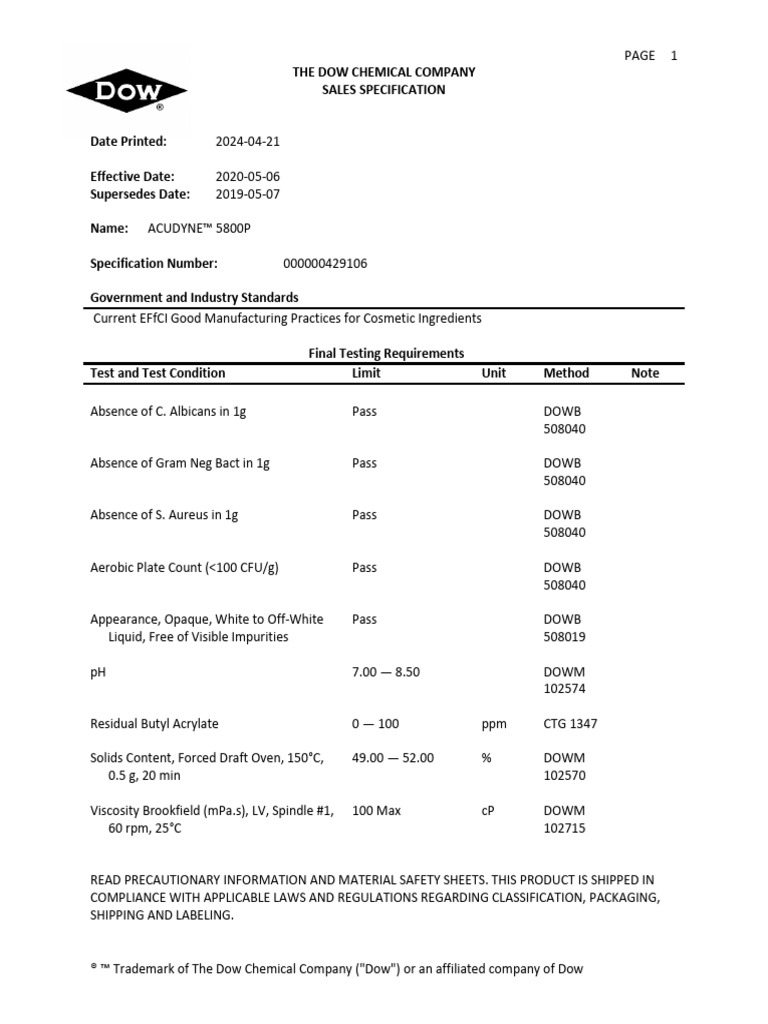 Dow.document.reader | PDF