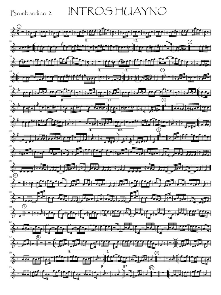 INTROS HUAYNO Bj 2 | PDF