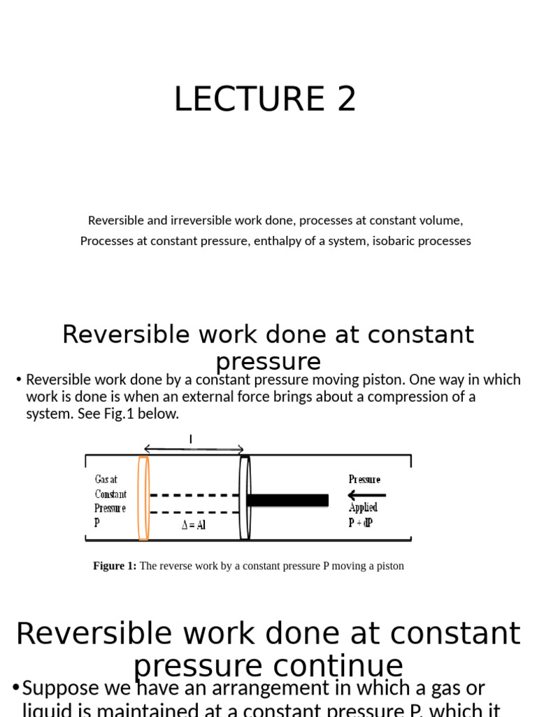 CHG 202 Lecture 2 | PDF