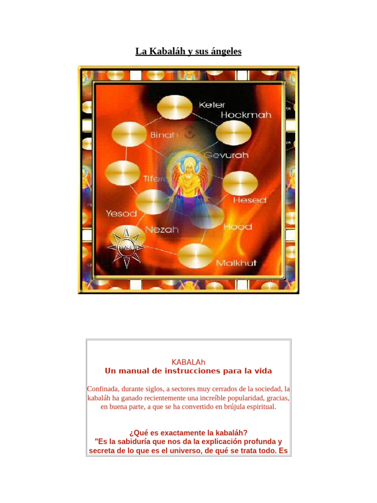 Kabaláh: Sabiduría y Transformación Espiritual | PDF | Kábala | Libre ...