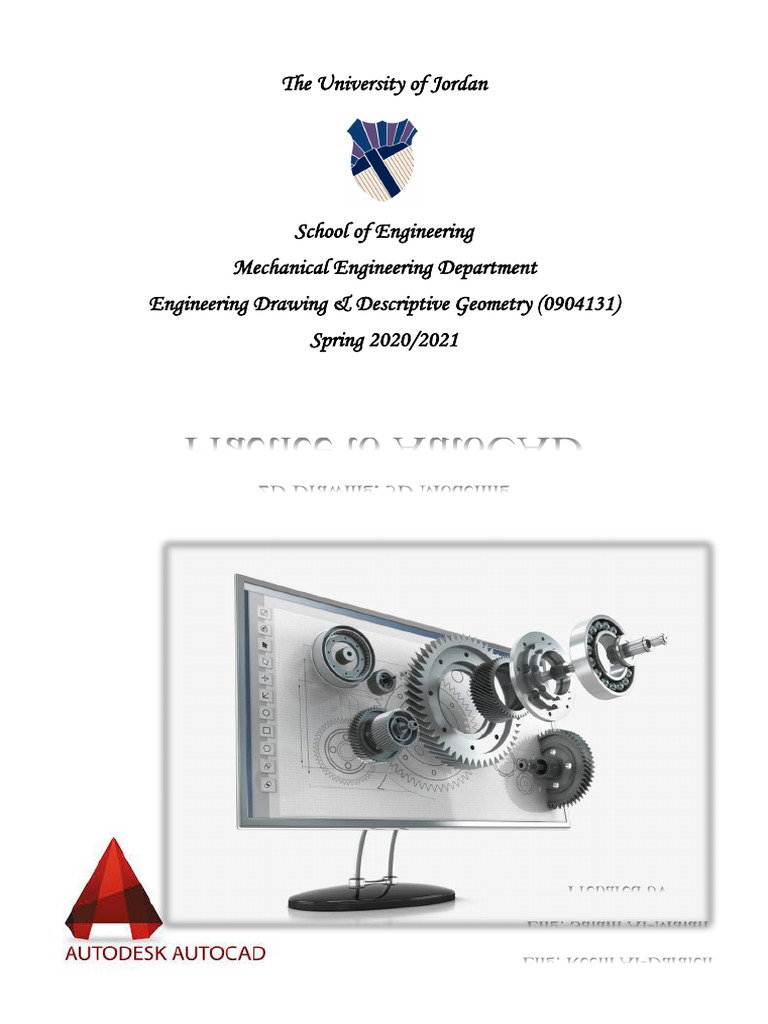 Practice Sheets For AutoCAD Spring 2020 2021 | PDF
