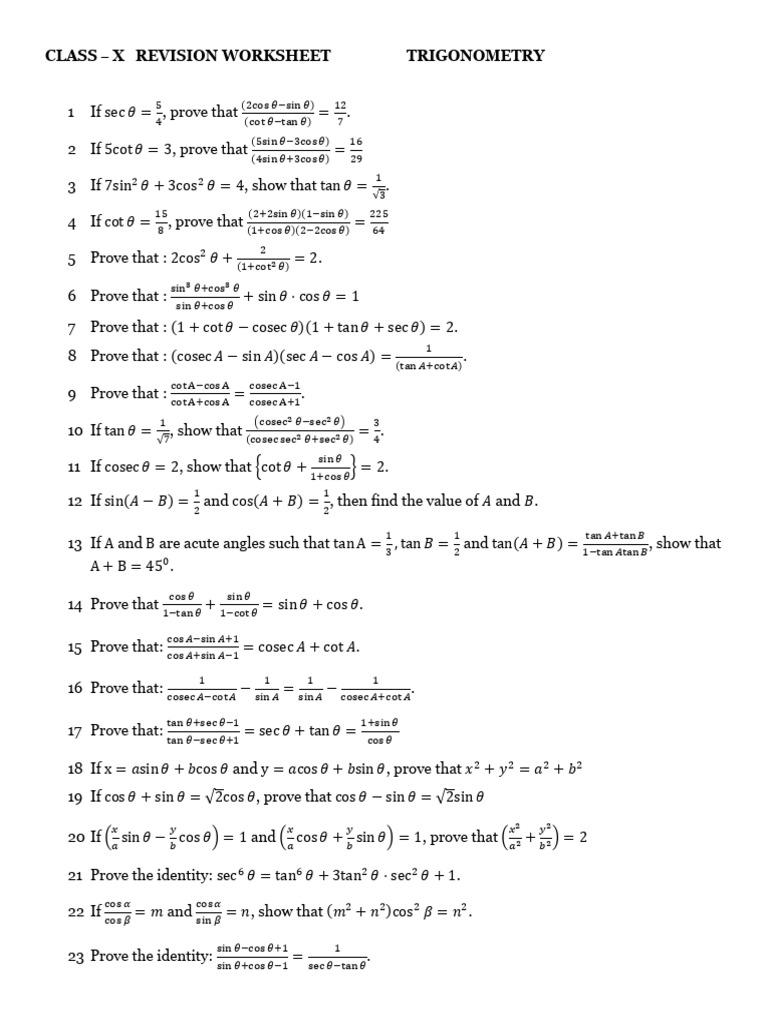 REVISION 22-23 TRIGO | PDF