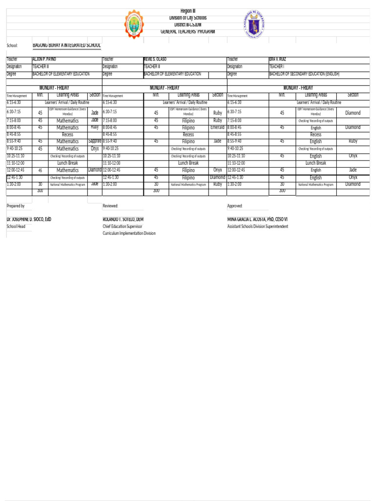 REVISED-TEACHERS-PROGRAM | PDF