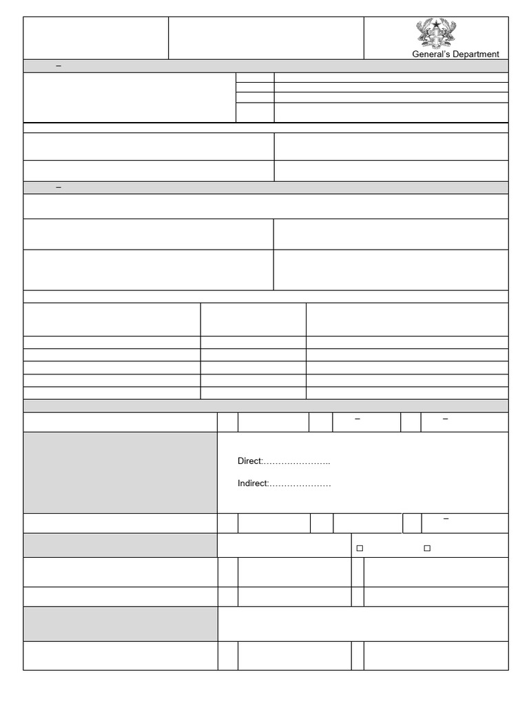 Company BO Form | PDF