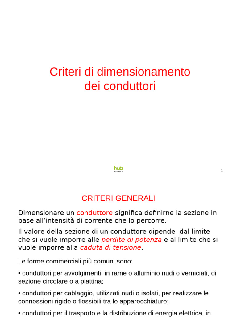 Dimensionamento Cavi | PDF