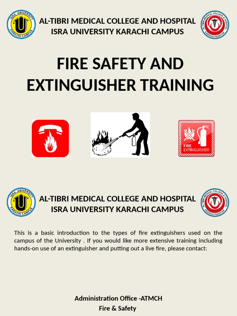 Basic Fire Safety and Extinguisher Training | PDF