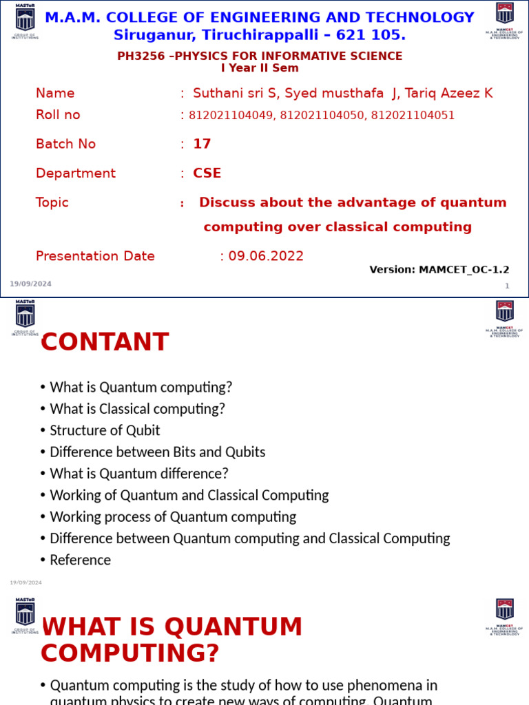 Physics Presentation | PDF