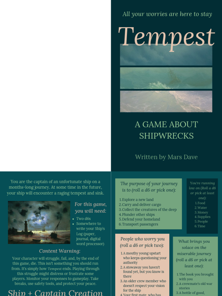 Tempest Spreads | PDF