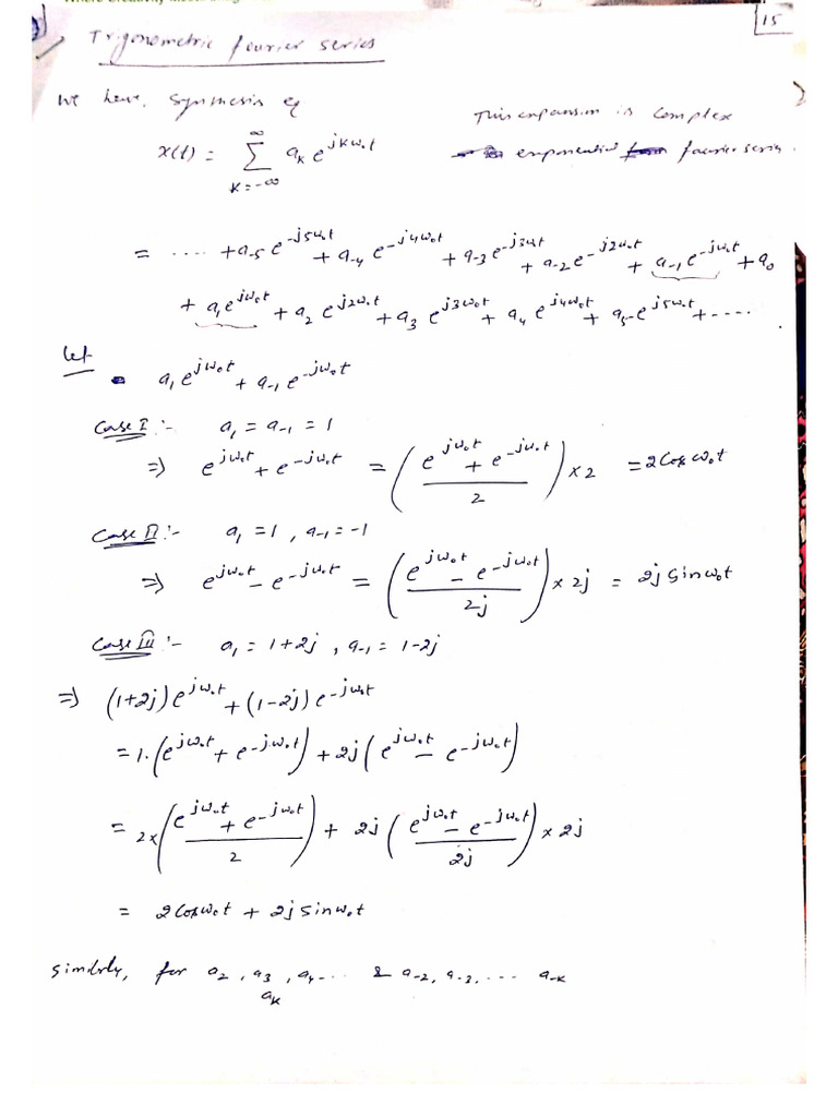 Signal System Class Notes 4th Sem | PDF