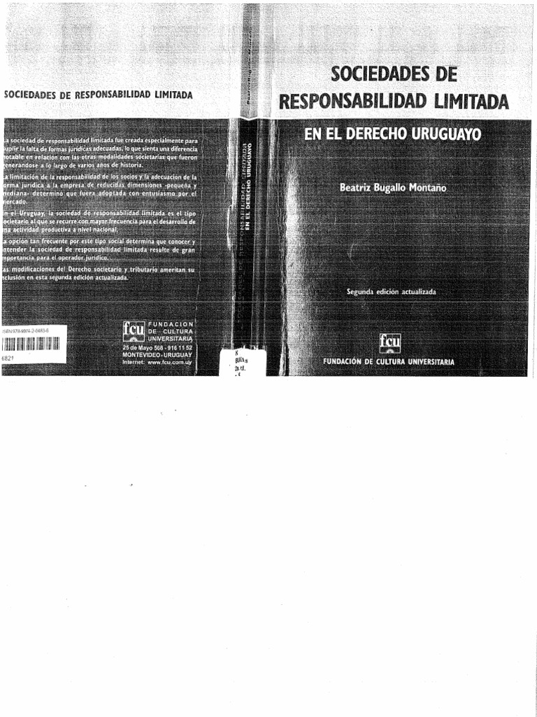 Sociedad de Responsabilidad Limitada-Beatriz Bugallo Montaño | PDF