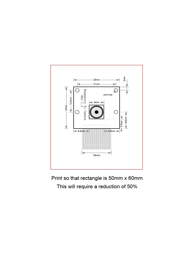 Raspberry Pi Camera Module Diagram | PDF