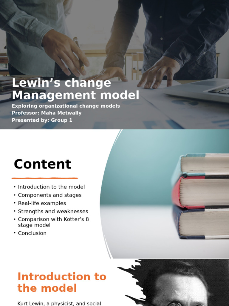 Lewin's Change Management Model | PDF