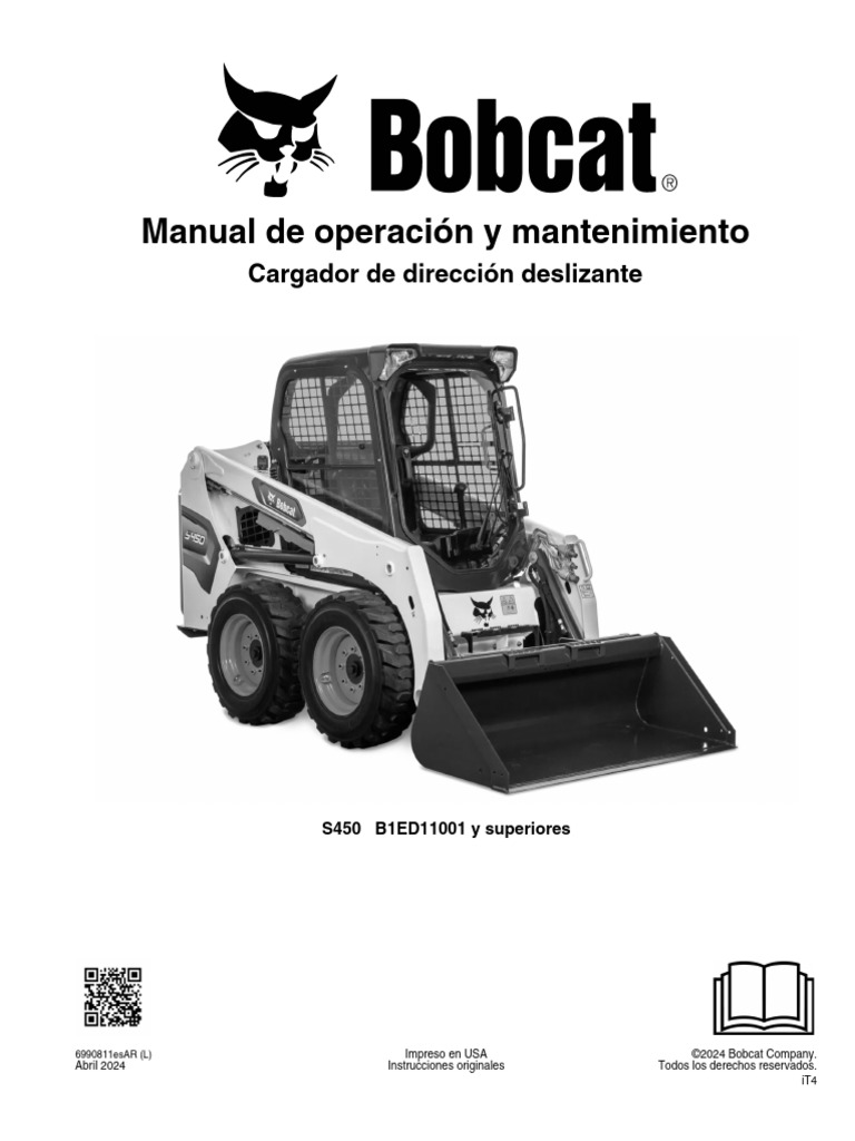 Manual de Operacion S450 B1ED 6990811 EsAR Om | PDF