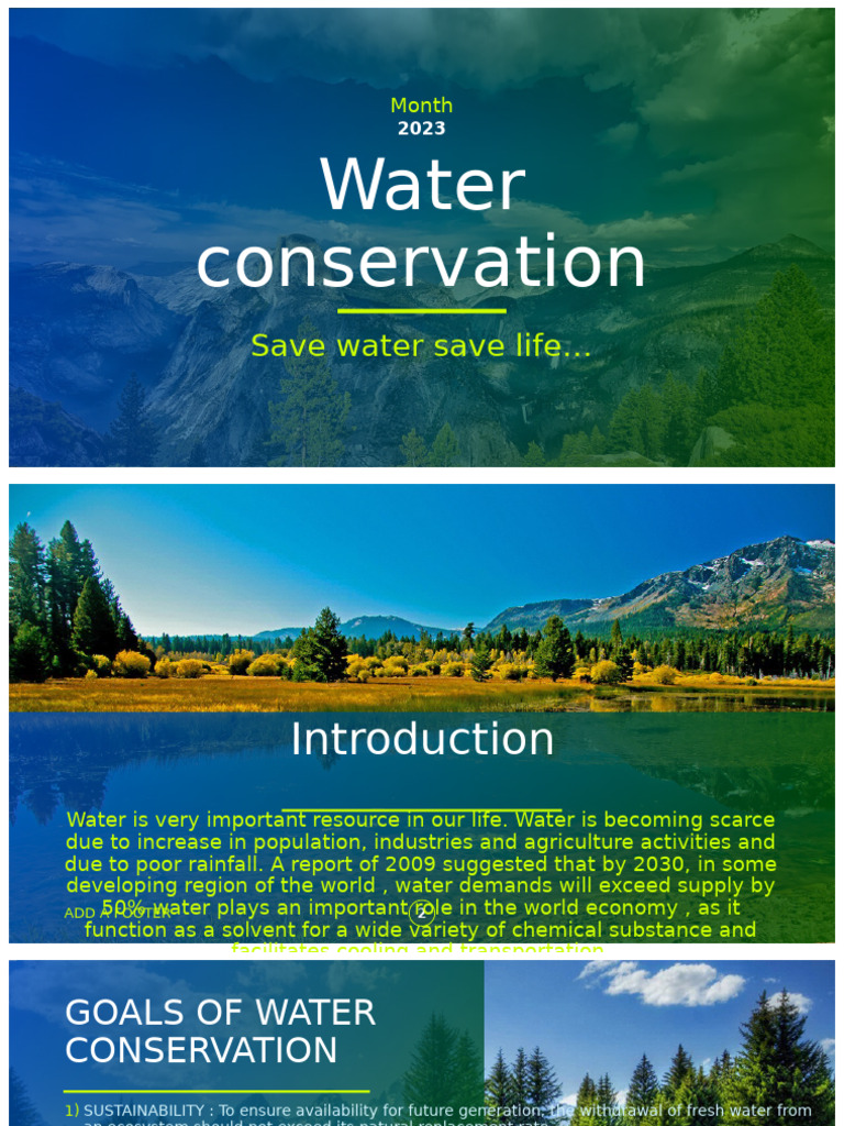 Water Presentation | PDF