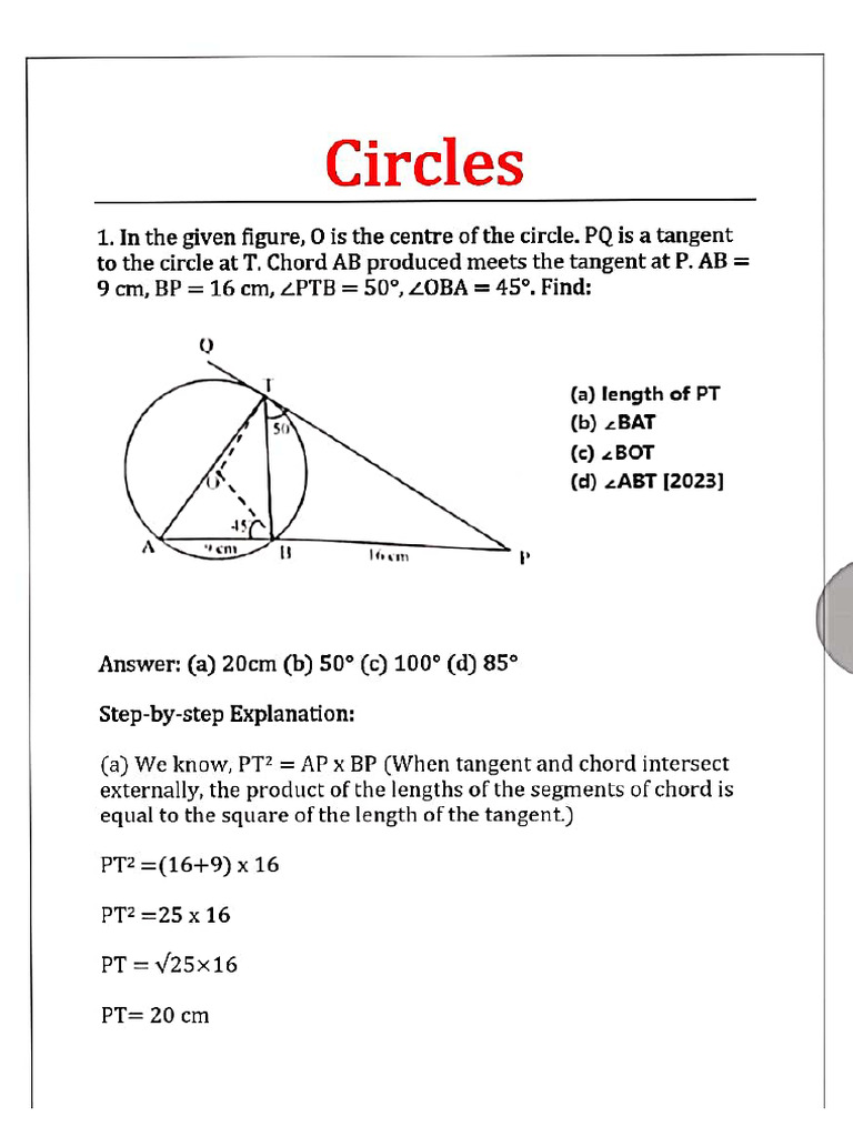 Circle | PDF