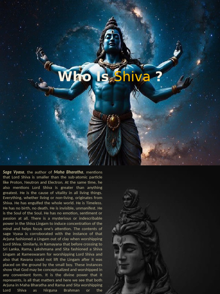 Who Is Shiva | PDF