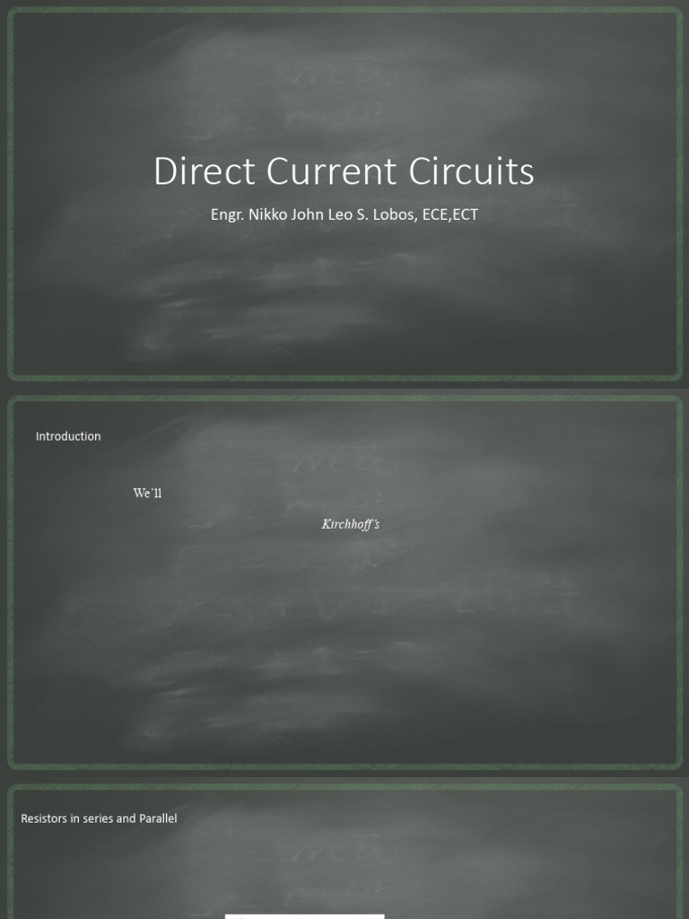 DC Circuits | PDF