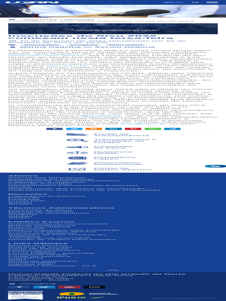 Portal Da UFRN | PDF