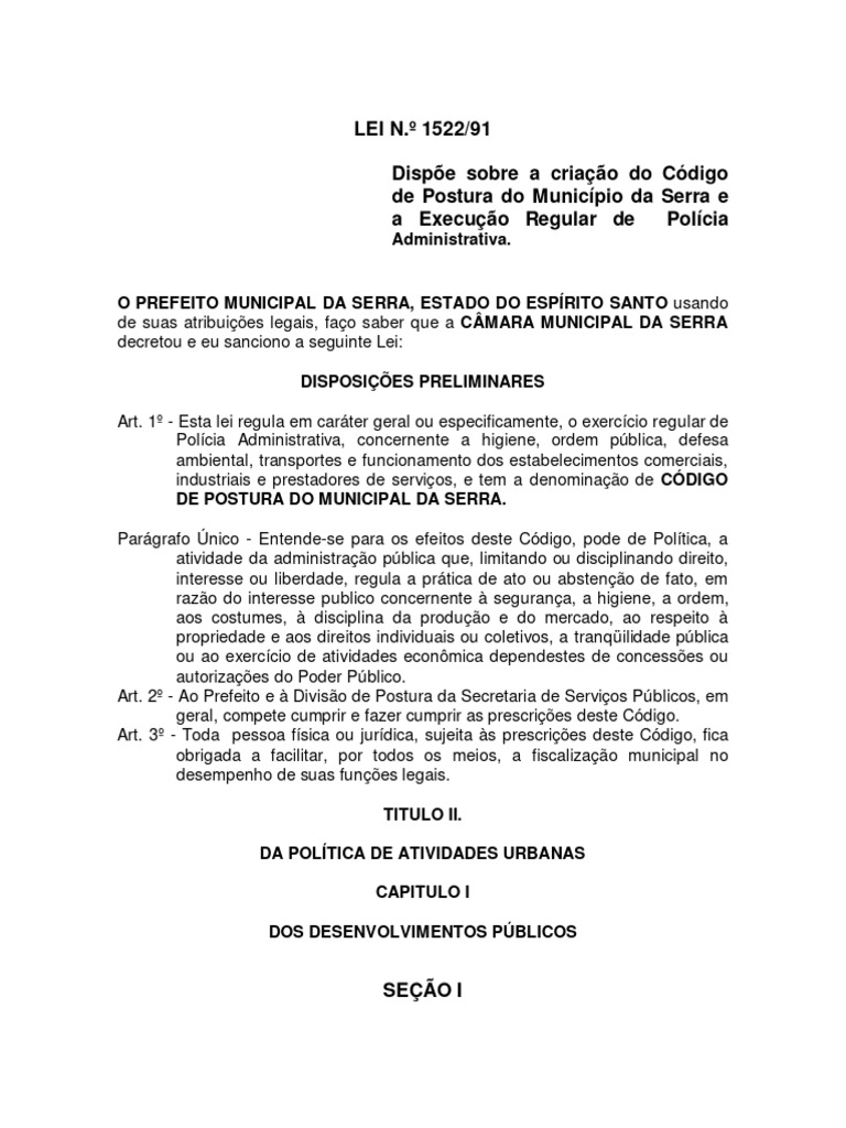 Código de Posturas | PDF