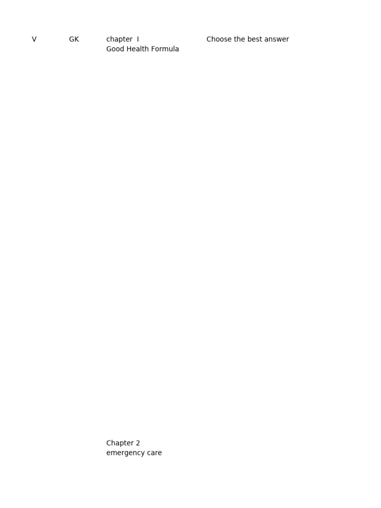 Class V GK Question Bank | PDF