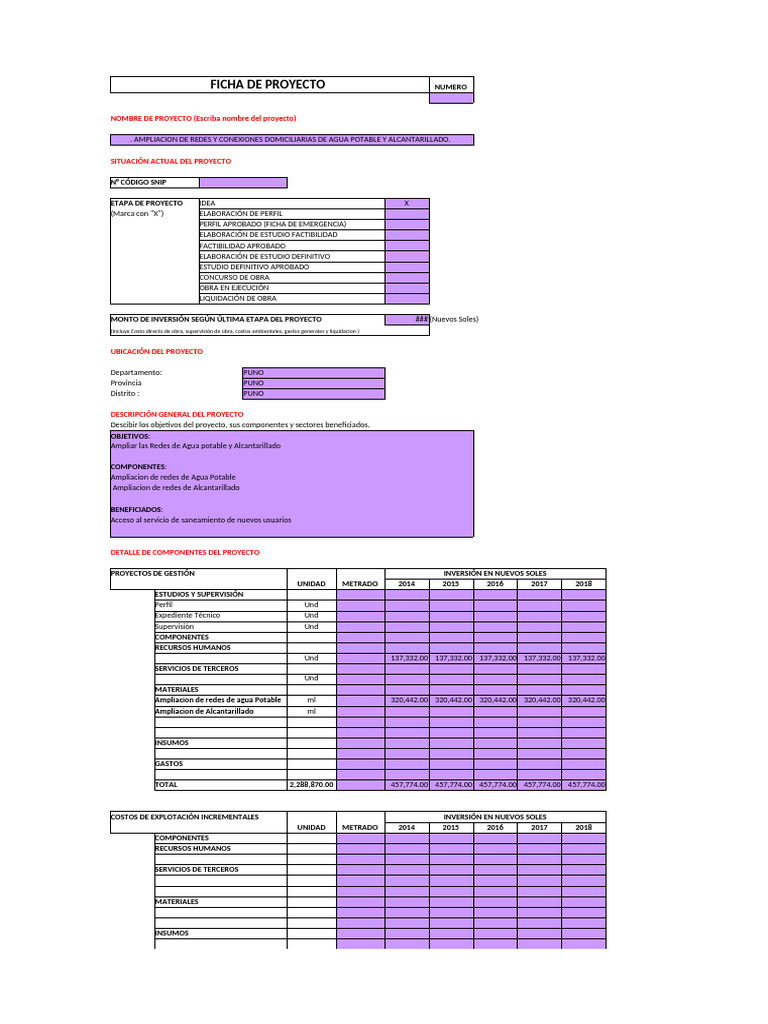 Programa de Inversiones Sustitucion | PDF