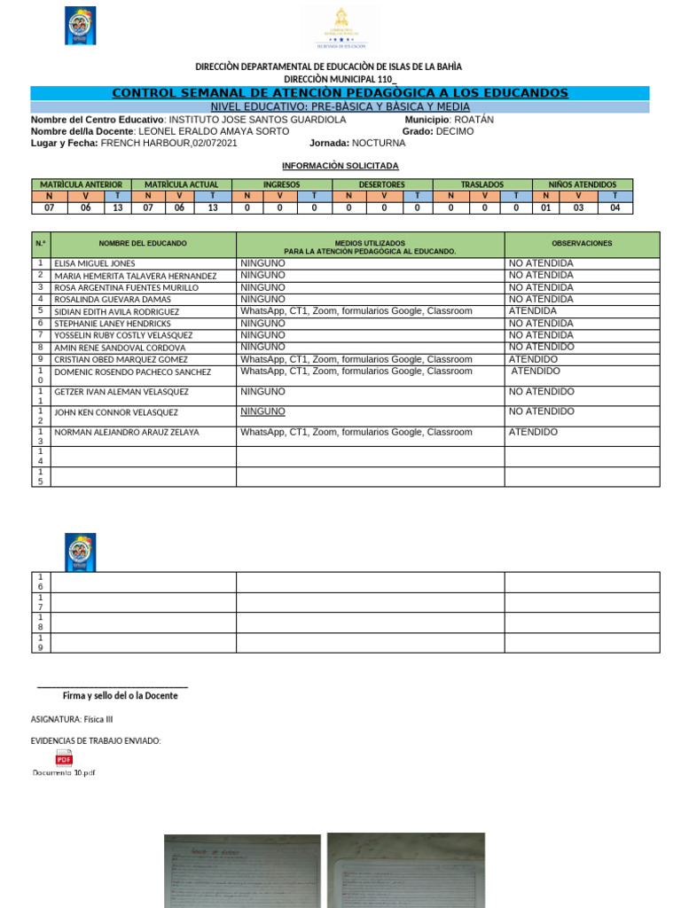 Monitoreo Undecimo Ijsg 22jul2021 | PDF