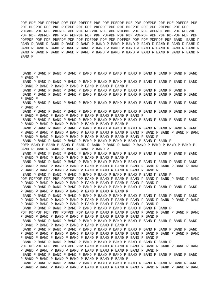 P BAND P | PDF