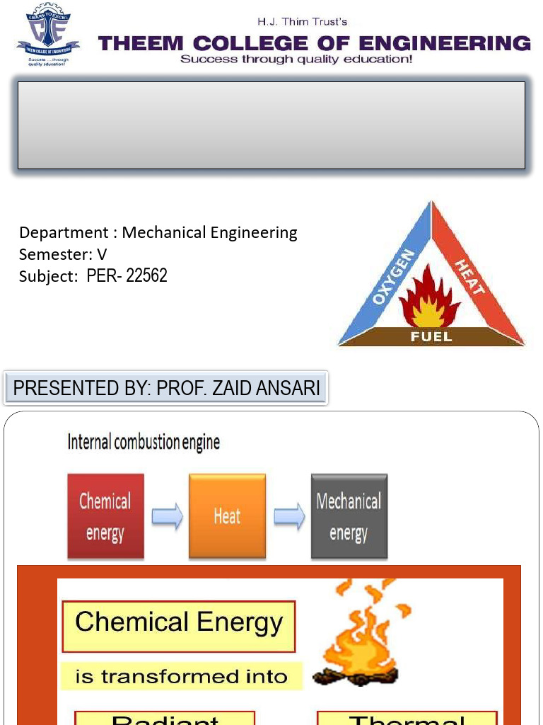 Lecture Combustion | PDF