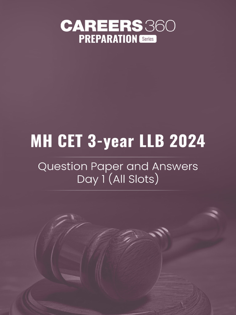 MH - CET Analysis and Question Paper | PDF