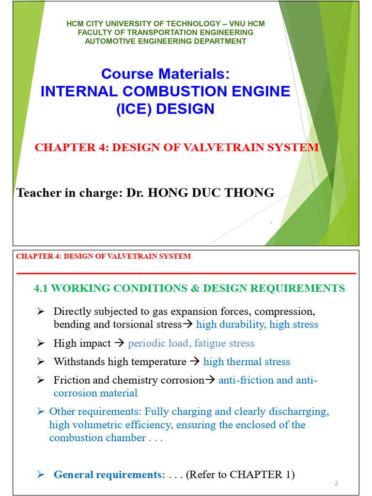 4a-CHAPTER 4-DESIGN OF VALVETRAIN SYSTEM | PDF