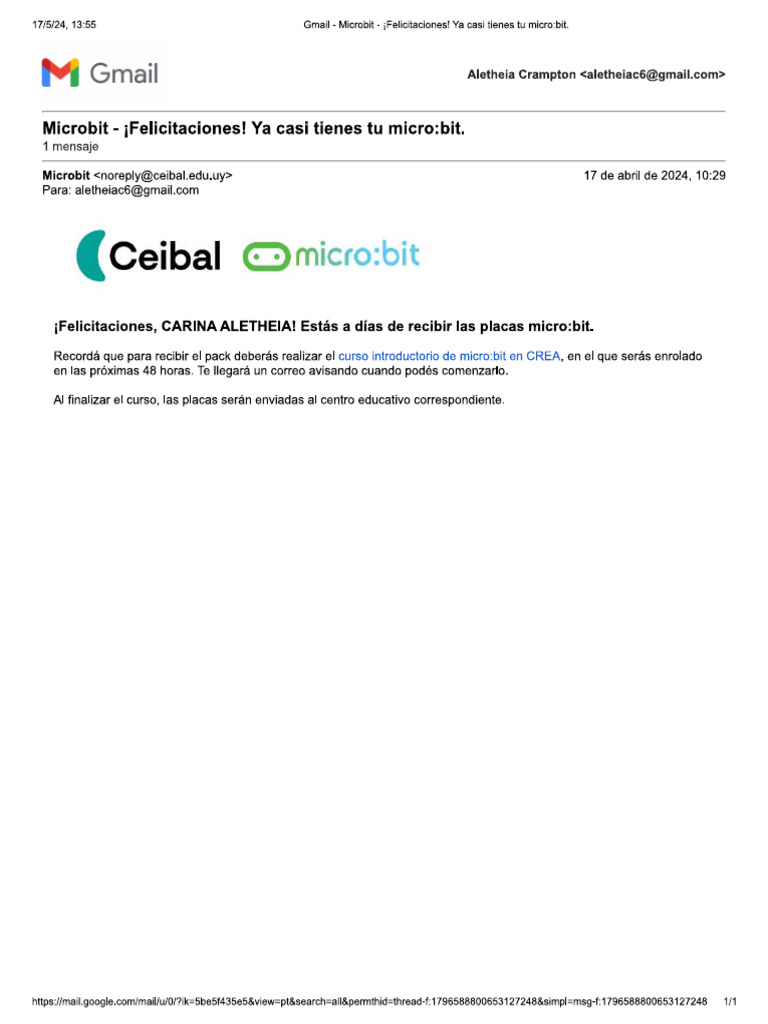 Ceibal Microbit | PDF
